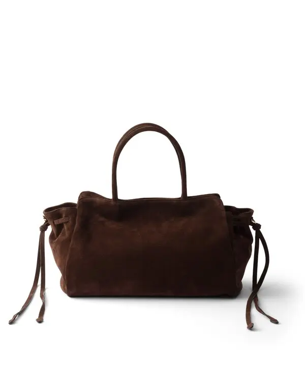 Prada Allusion Large Suede Bag