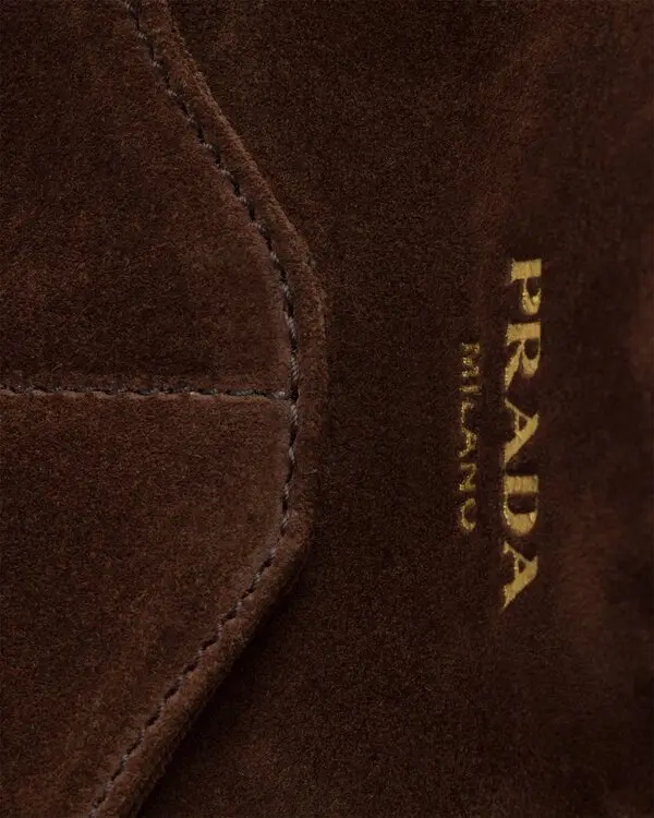 Prada Allusion Large Suede Bag