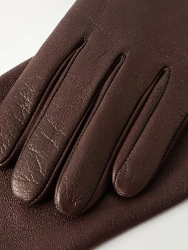 KALLMEYER Park Leather Gloves - Brown