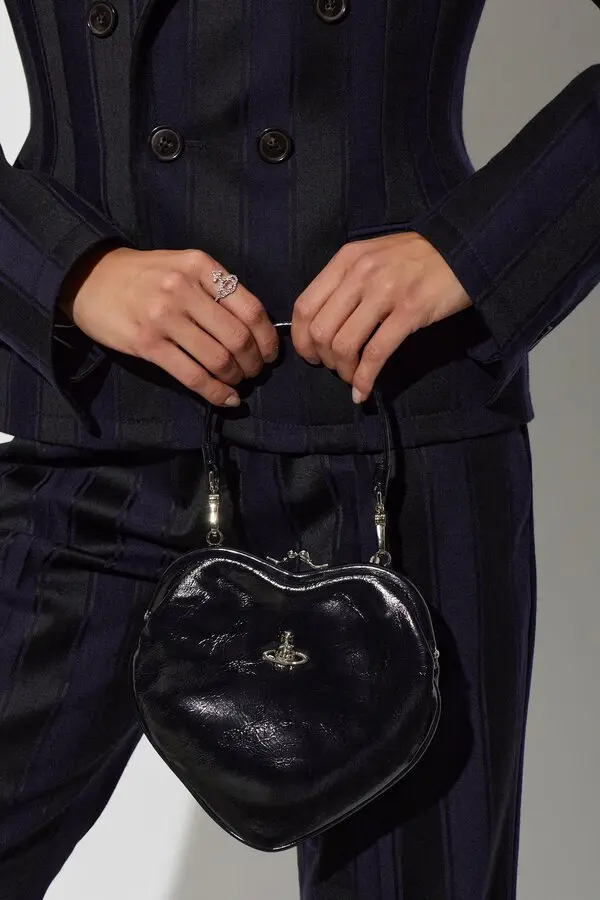 VIVIENNE WESTWOOD Leather Bag ‘belle Heart Frame