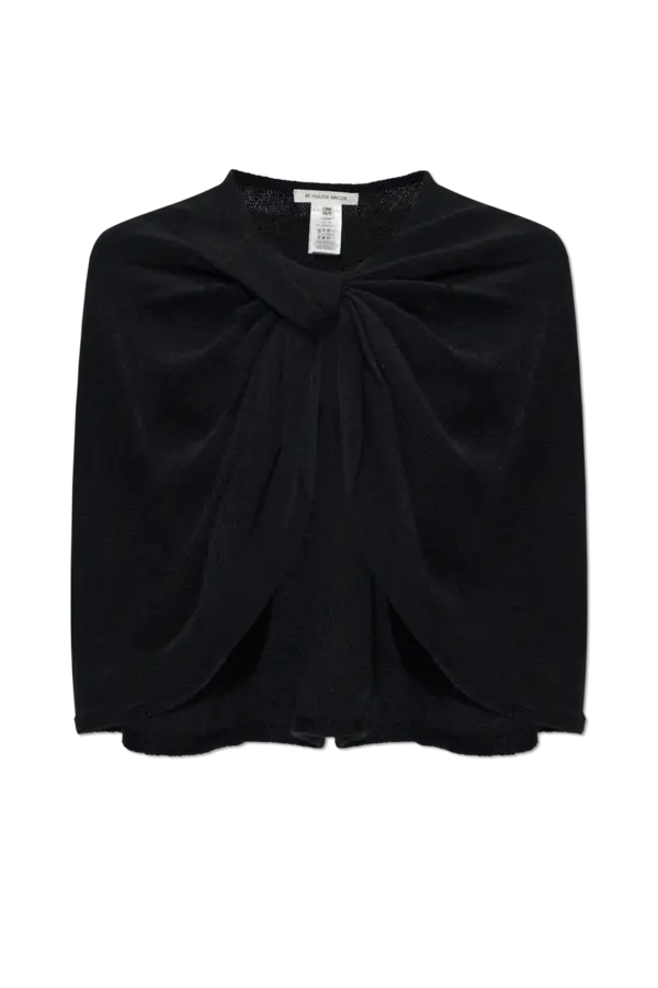 BY MALENE BIRGER Wool Poncho ‘pinne - Black