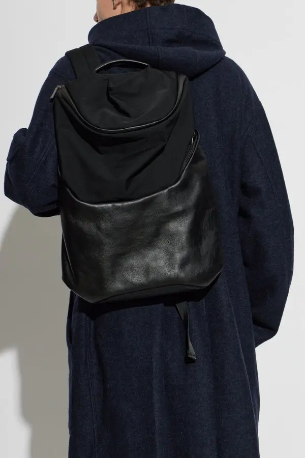 Yohji Yamamoto Backpack Made From Combined Materials