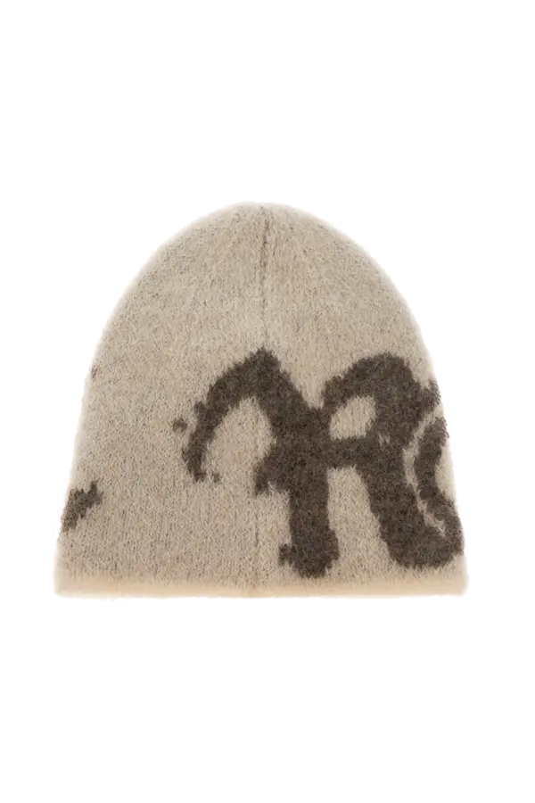 ROA Logo Beanie Hat - Cream