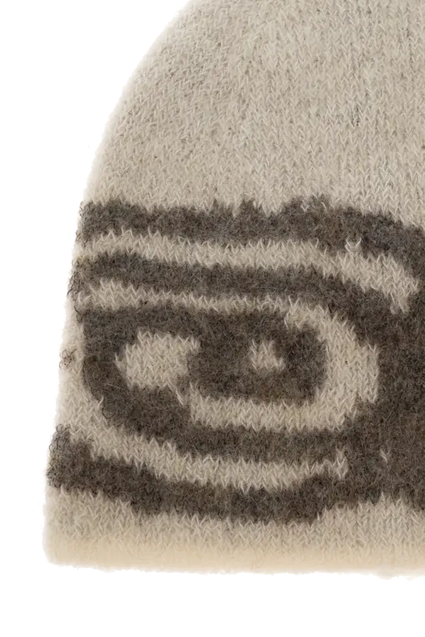 ROA Logo Beanie Hat - Cream