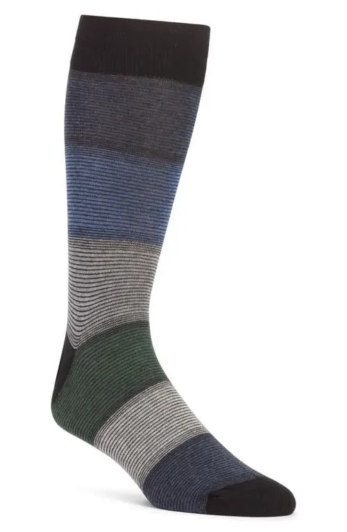 Nordstrom Thin Stripe Fade Dress Socks