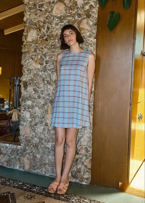 Ace & Jig Kaia A-line Mini Dress - Eyeshadow