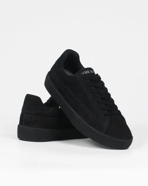 SANS MATIN Olympus Minimalist Low-top Sneaker - Black