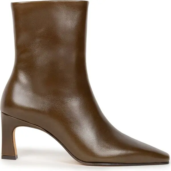 BOBBIES Milie Ankle Boots - Olive Brown