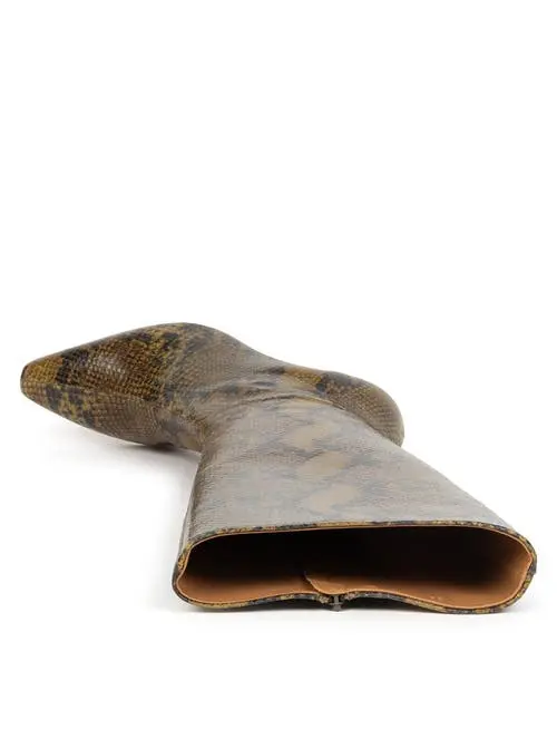 BOBBIES Coline Knee High Boots - Khaki Mamba