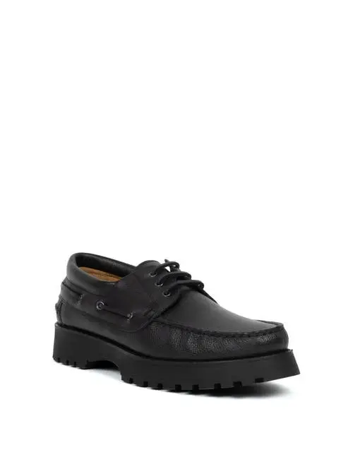 BOBBIES Leif Boat Shoes - Caviar