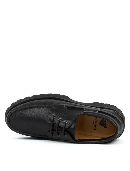 BOBBIES Leif Boat Shoes - Caviar