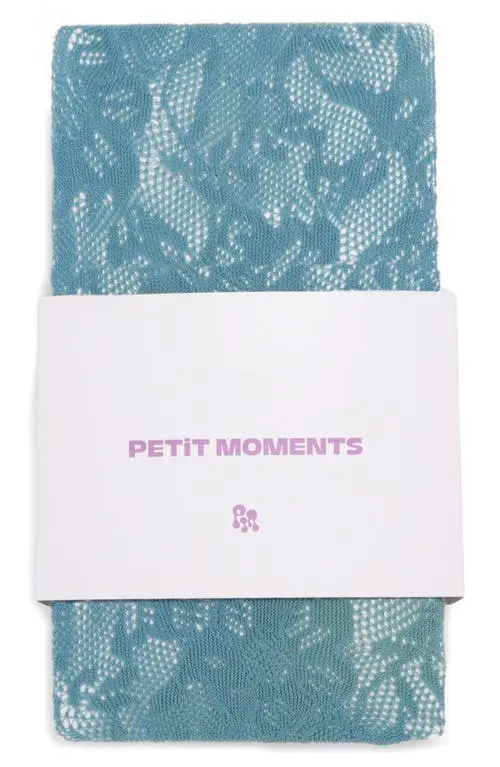 PETIT MOMENTS Stretch Lace Tights - Blue