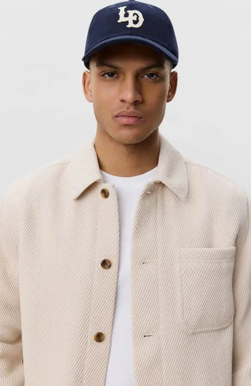 LES DEUX Twill Overshirt - Ivory