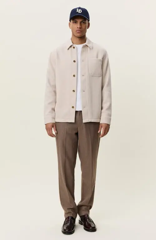 LES DEUX Twill Overshirt - Ivory