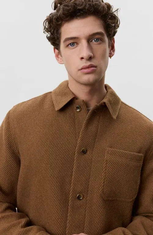 LES DEUX Twill Overshirt