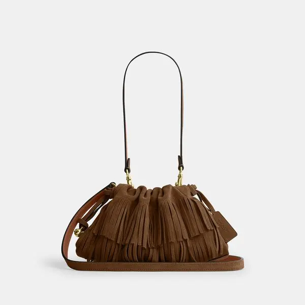 COACH OUTLET Faye Shoulder Bag With Fringe - Im/cedar