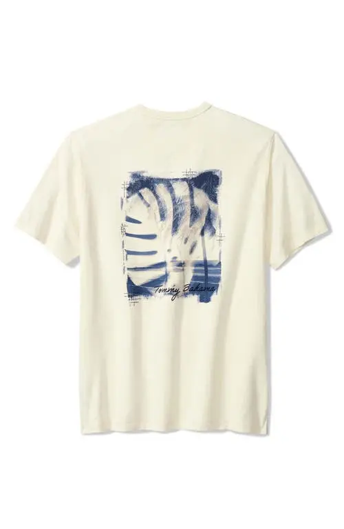 Tommy Bahama Monstera Blues Cotton Graphic T-shirt