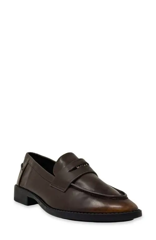 SHU SHOP Tammy Faux Leather Loafer - Brown