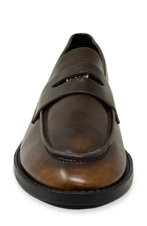 SHU SHOP Tammy Faux Leather Loafer - Brown