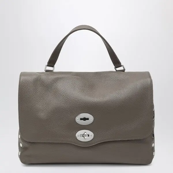 ZANELLATO Medium Postina Bag In Taupe - Grey