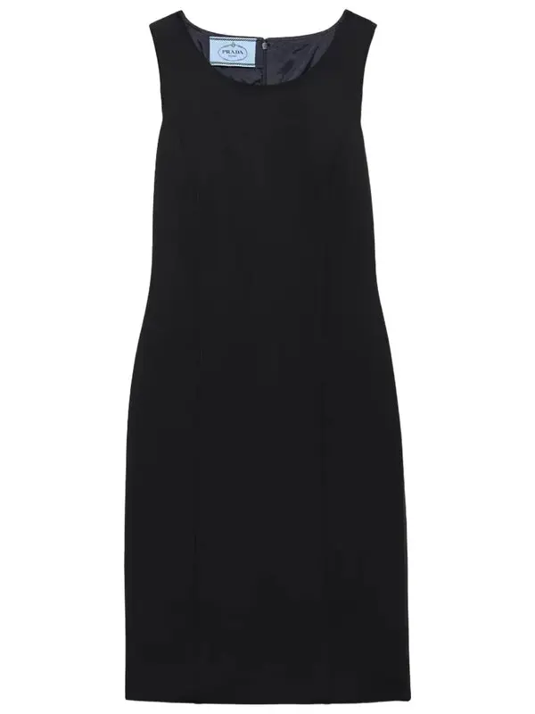 Prada Stretch Wool Midi Dress