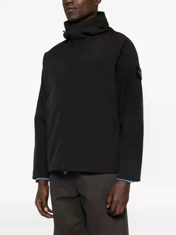 Stone Island Logo-patch Hooded Jacket