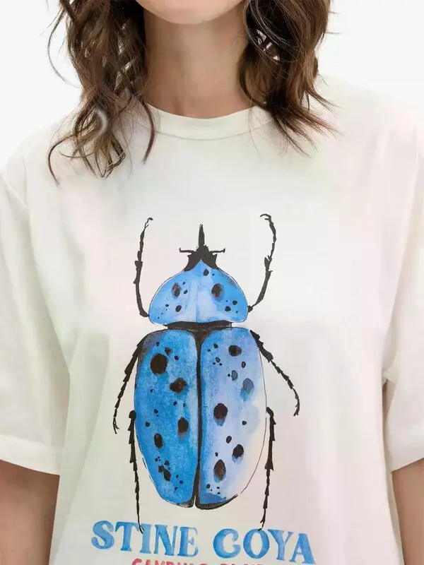 Stine Goya Beetle-print T-shirt