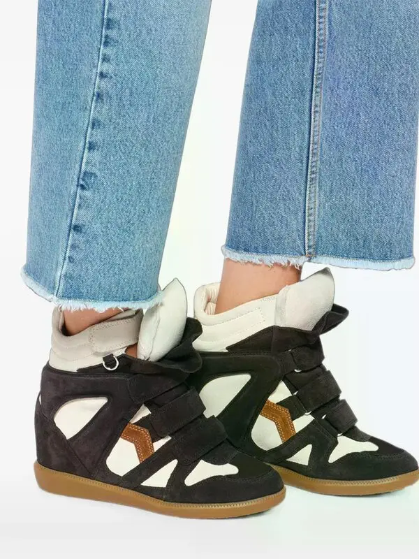 Isabel Marant Étoile Bekett Touch-strap Sneakers - Black