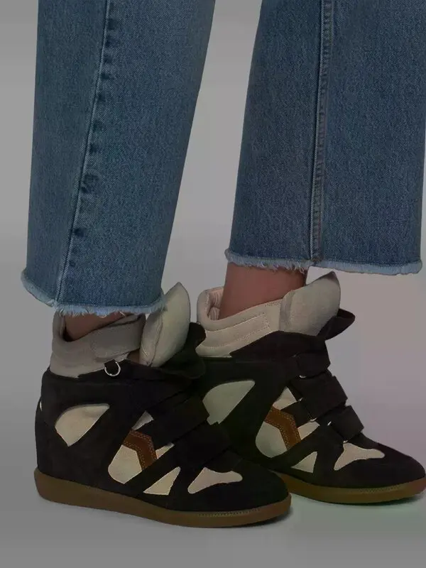 Isabel Marant Étoile Bekett Touch-strap Sneakers - Black