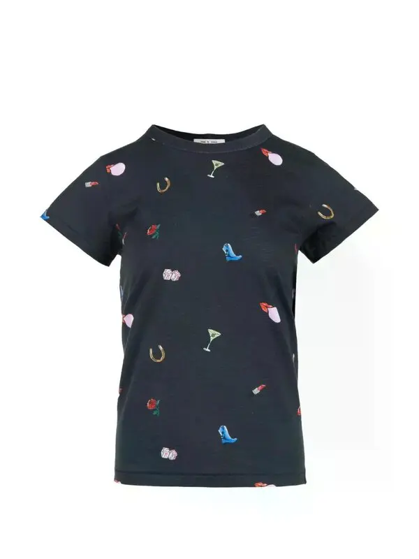 Rag & Bone Graphic-print T-shirt - Black