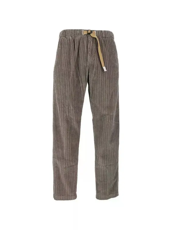 WHITE SAND Striped Corduroy Trousers