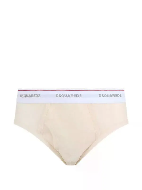 Dsquared2 Logo-waistband Ribbed Briefs