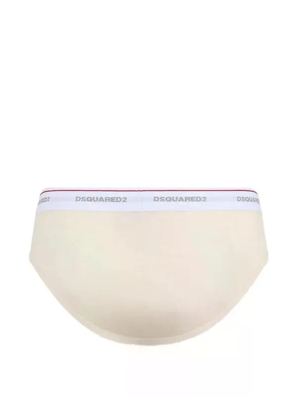 Dsquared2 Logo-waistband Ribbed Briefs