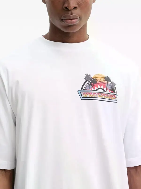 SPRAYGROUND Daytona Race Over Crew-neck T-shirt