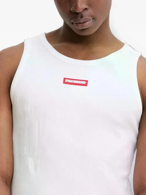 SPRAYGROUND Logo-patch Ribbed Vest