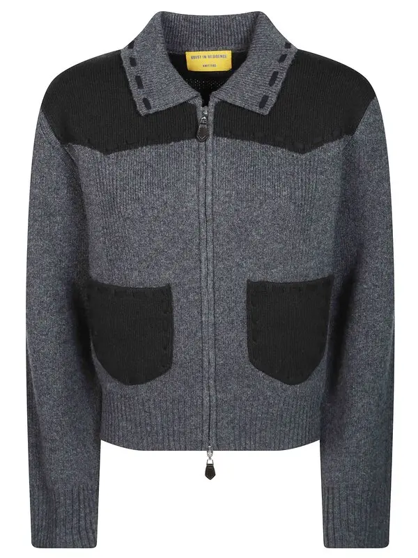 Guest In Residence Saddle Up! Cashmere-wool Jacket - Grigio