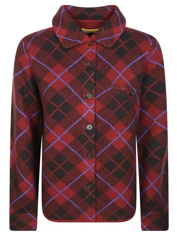 Guest In Residence Dylan Plaid Cashmere Shirt
