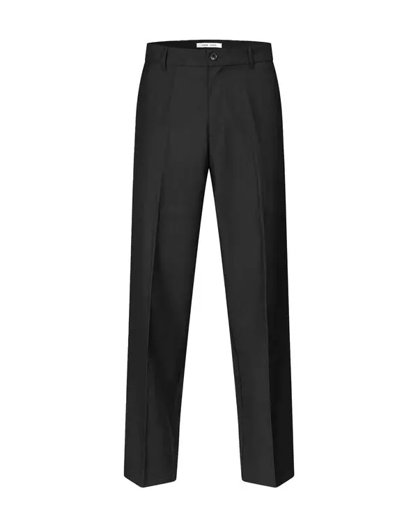 SAMSOE SAMSOE Tailored Wool Blend Trousers - Black