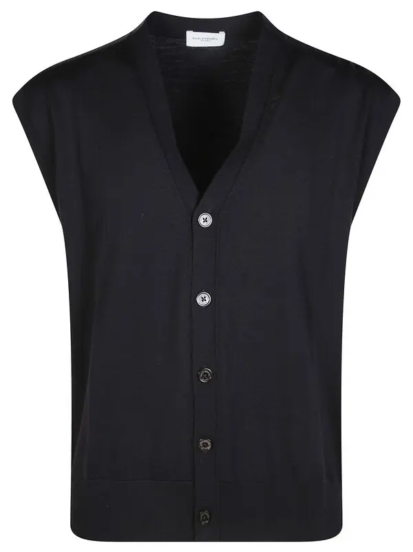 PAOLO PECORA Gilet Sweater Vest - Marrone