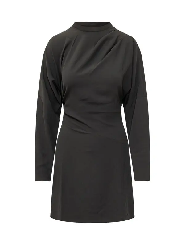GANNI Cady Crepe Dress