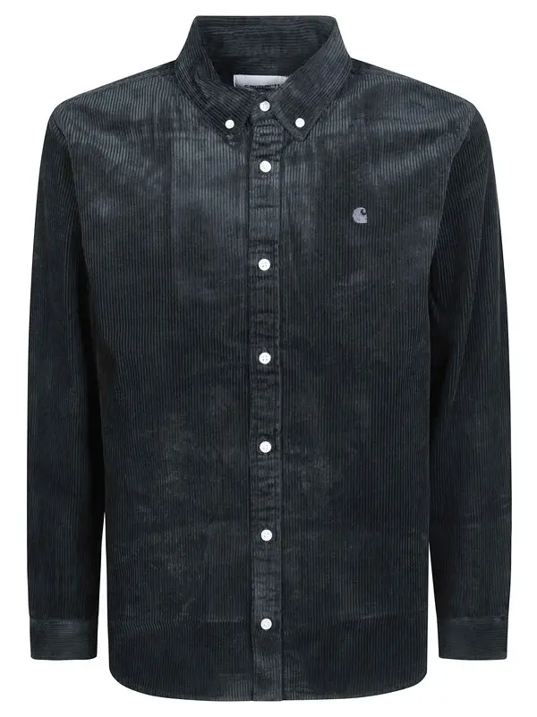 Carhartt Madison Cord Shirt - Nero