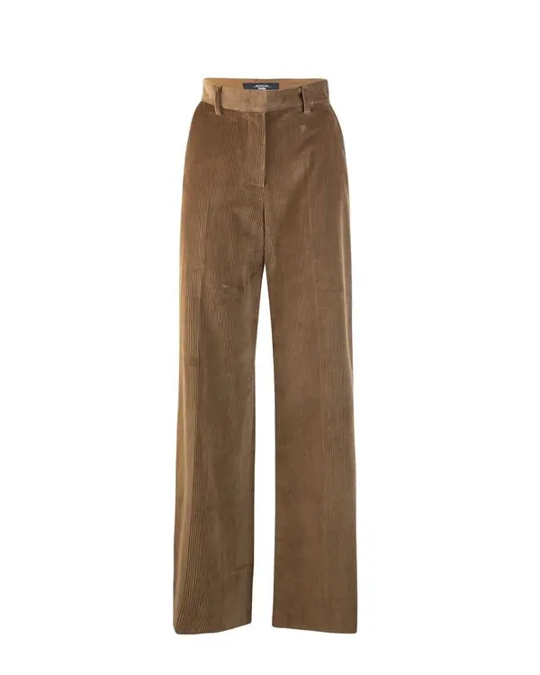 Max Mara High-waist Corduroy Wide-leg Trousers