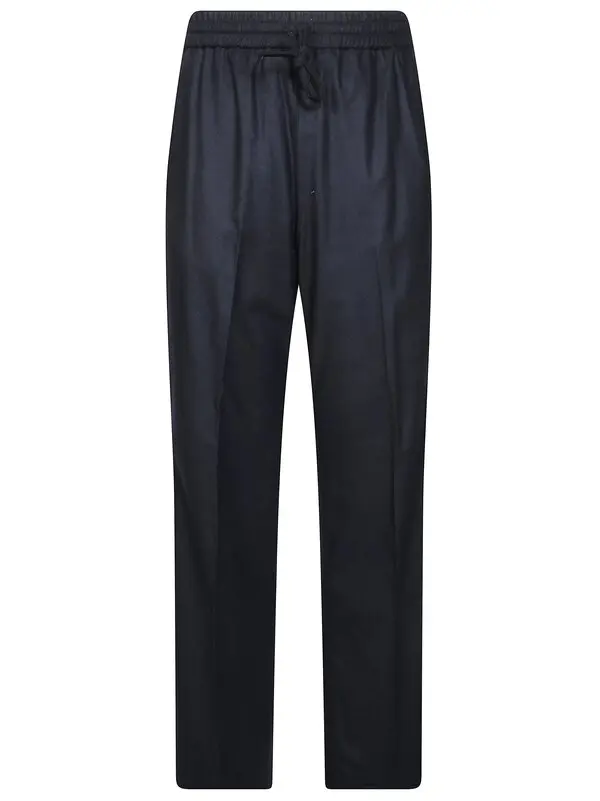 PAOLO PECORA Soft Fabric Chino Pants - Blu