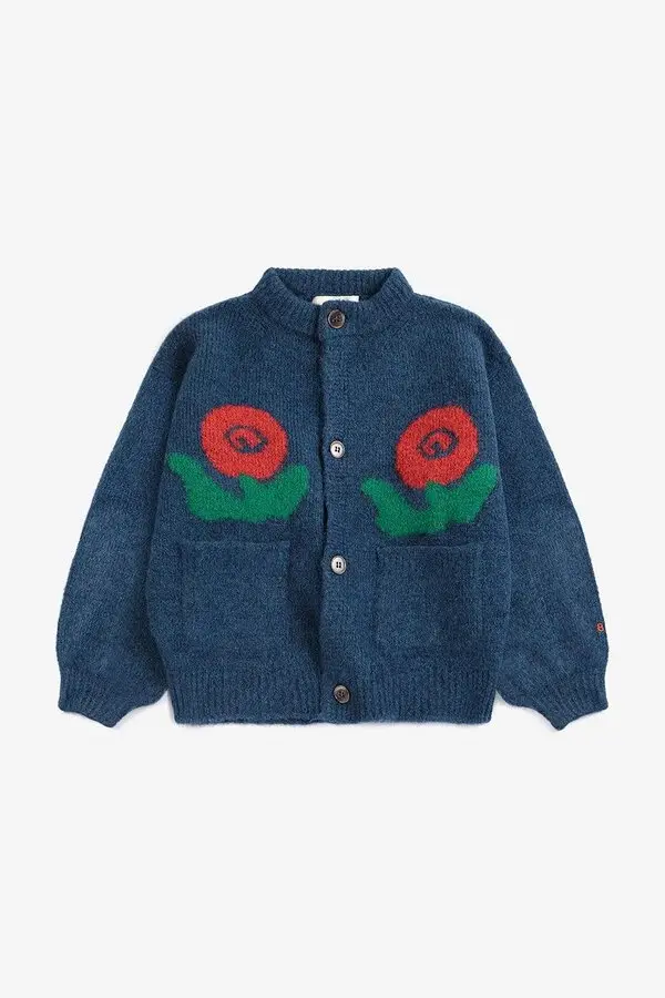 BOBO CHOSES Stamp Bloom Cardigan