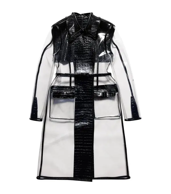 TOM FORD Plastic Lambskin-trim Trench Coat