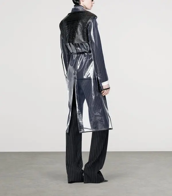 TOM FORD Plastic Lambskin-trim Trench Coat