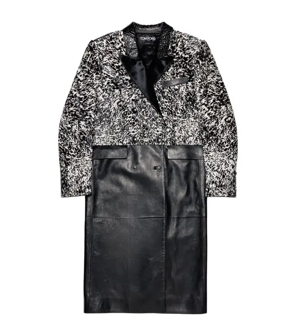 TOM FORD Lambskin-calf Hair Coat