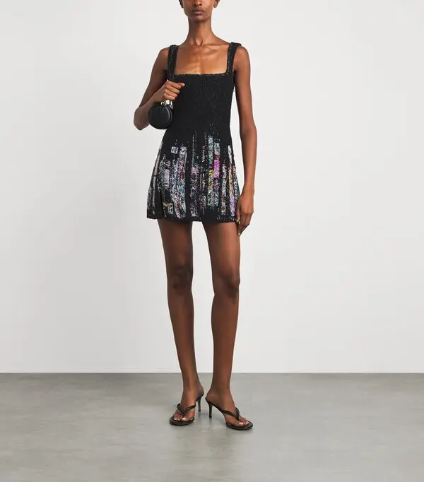 CLIO PEPPIATT Embellished Tokyo Mini Dress