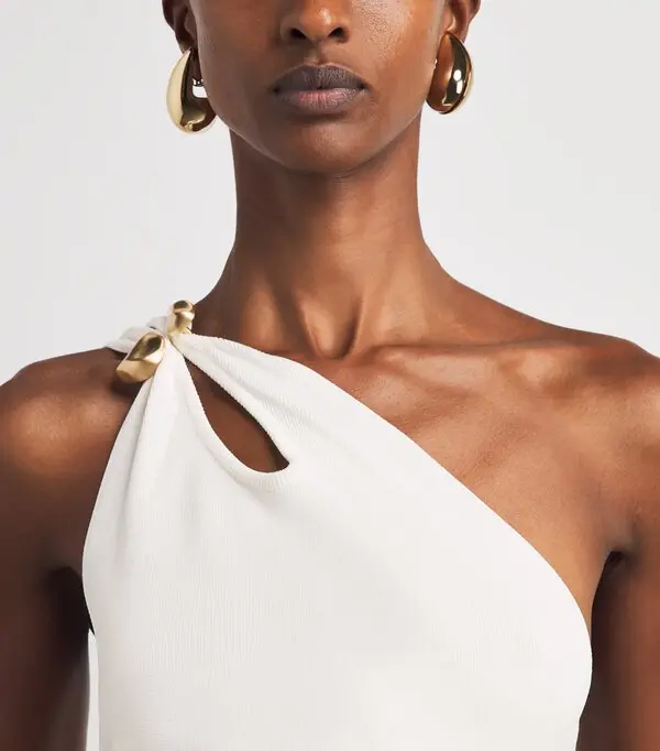 Cult Gaia Knitted One-shoulder Anouk Top