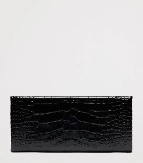 TOM FORD Croc-embossed Leather Clutch Bag